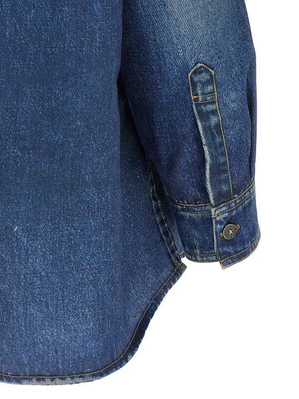 GOLDEN GOOSE Patty Shirt - Blue