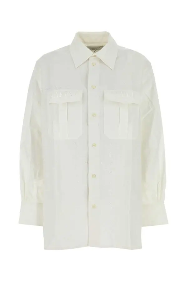 MARINE SERRE Cotton Shirt - White