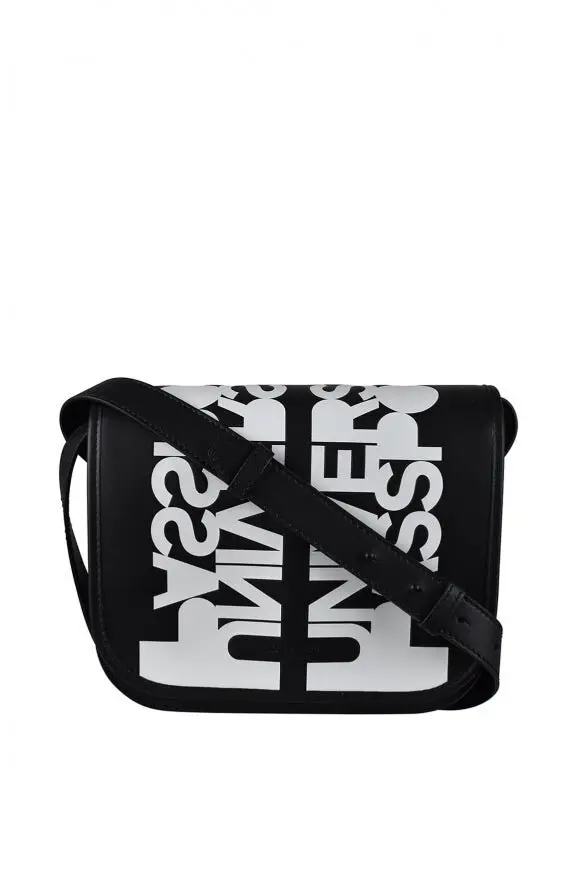 Burberry Rider Shoulder Bag With "universal Passport" Print