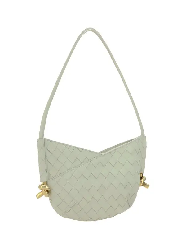 Bottega Veneta Mini Solstice Shoulder Bag - White