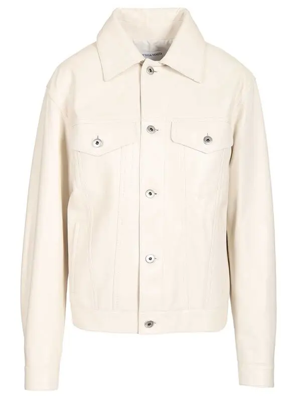 Bottega Veneta Woven Leather Jacket