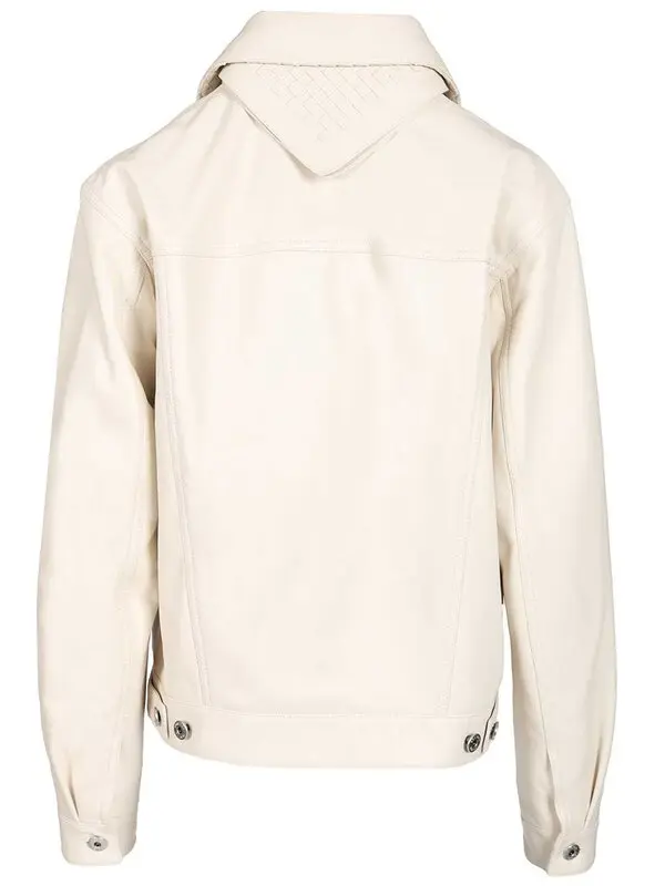 Bottega Veneta Woven Leather Jacket
