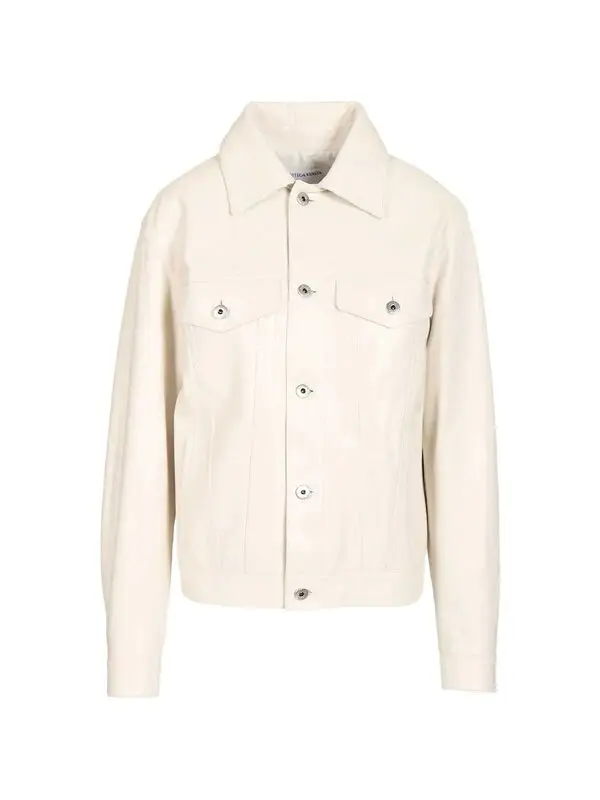 Bottega Veneta Woven Leather Jacket