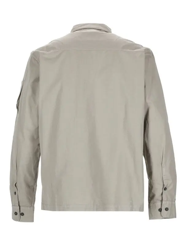 C.P. COMPANY Overshirt Con Zip - Gray
