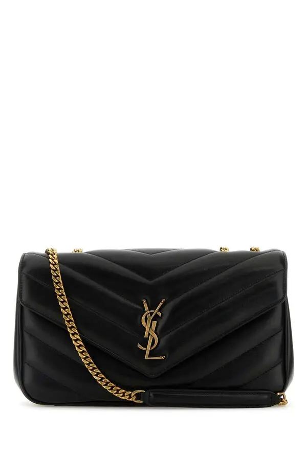 Saint Laurent Medium Loulou Shoulder Bag - Black