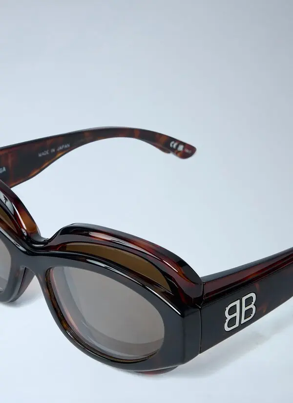 Balenciaga Superbusy Round Sunglasses