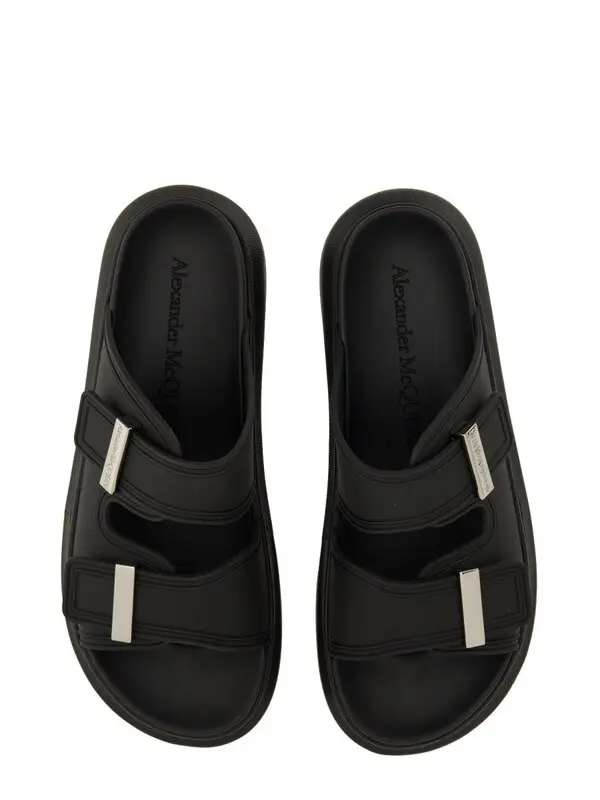 Alexander McQueen Oversized Hybrid Sandals - Black