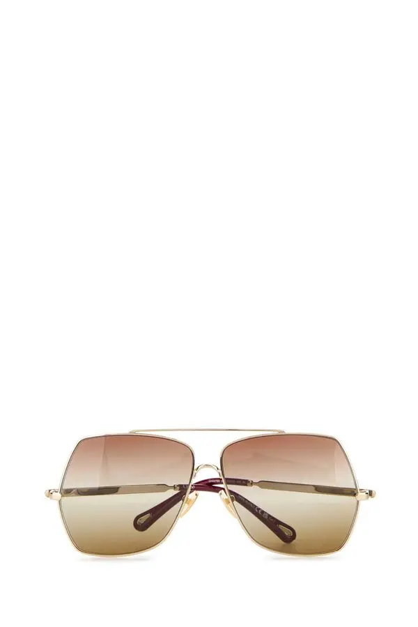 Chloé Platinum Metal Sunglasses - Silver