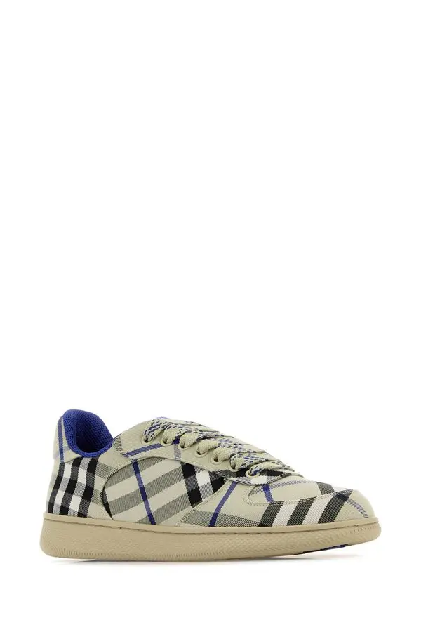 Burberry Embroidered Canvas Terrace Sneakers - Multicolor