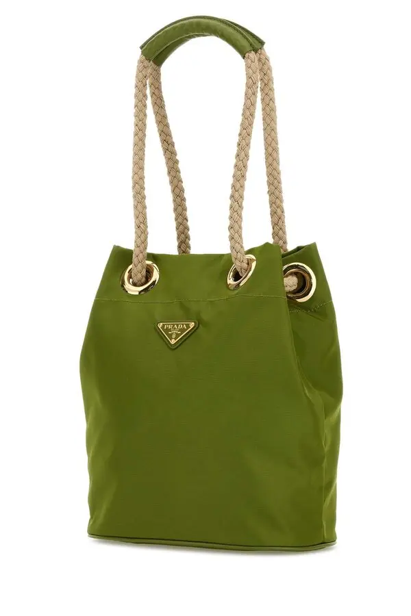 Prada Re-nylon Mariner Bucket Bag - Green