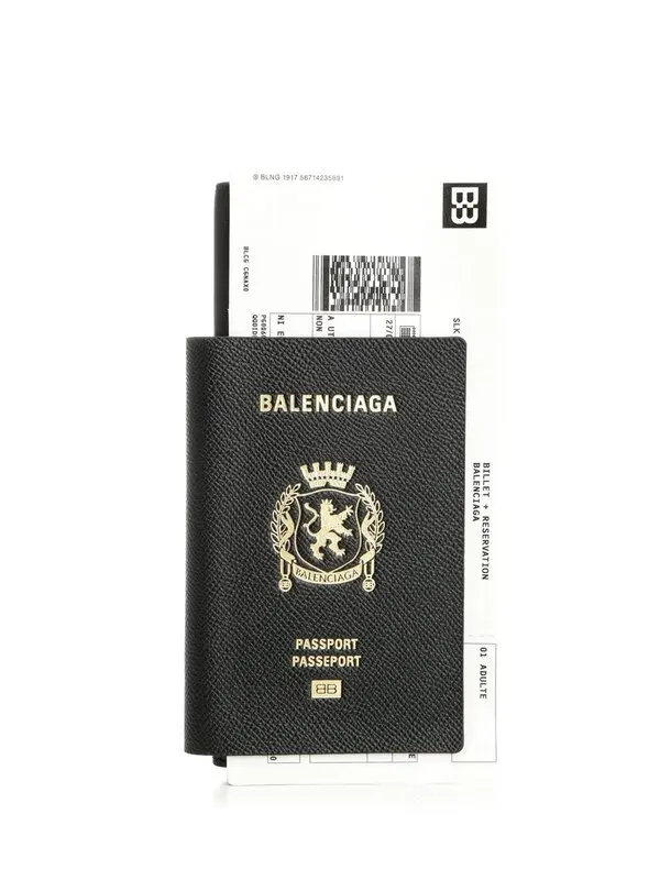Balenciaga Long Passport Wallet - Black