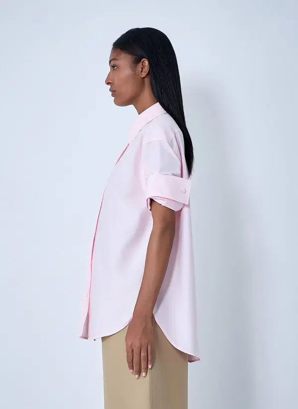 Acne Studios Button-down Shirt In Cotton Poplin