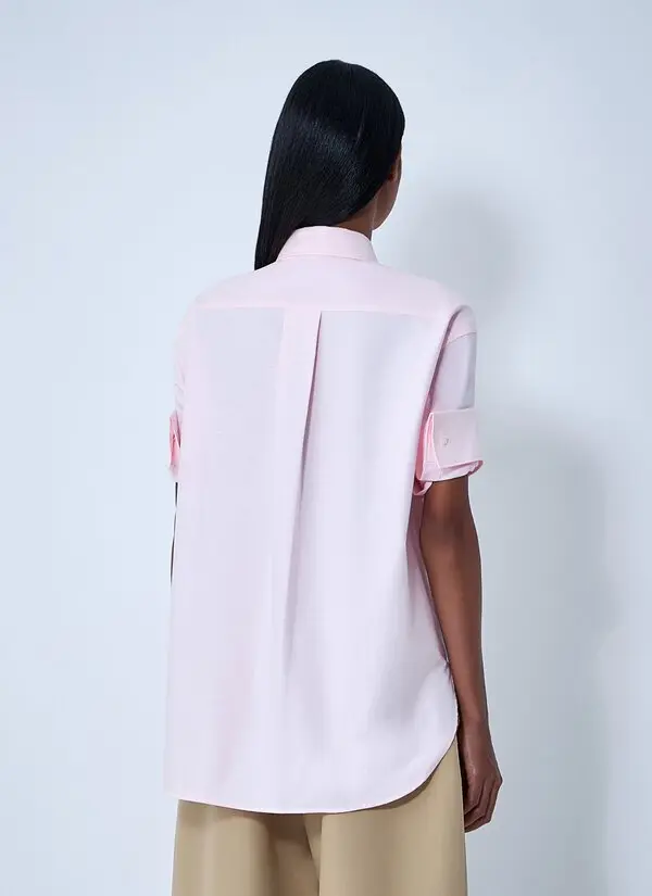 Acne Studios Button-down Shirt In Cotton Poplin