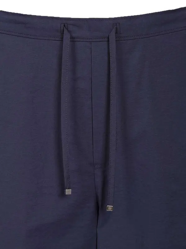 Loewe Drawstring Trousers In Cotton Blend