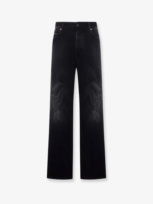 Balenciaga Black Denim Jeans - Multicolor
