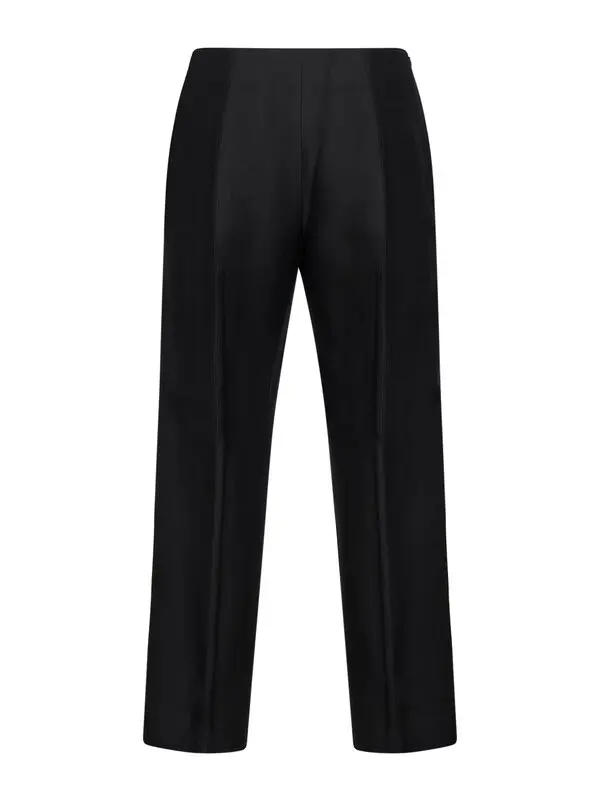 TOTEME Slim Evening Trousers In Wool And Silk