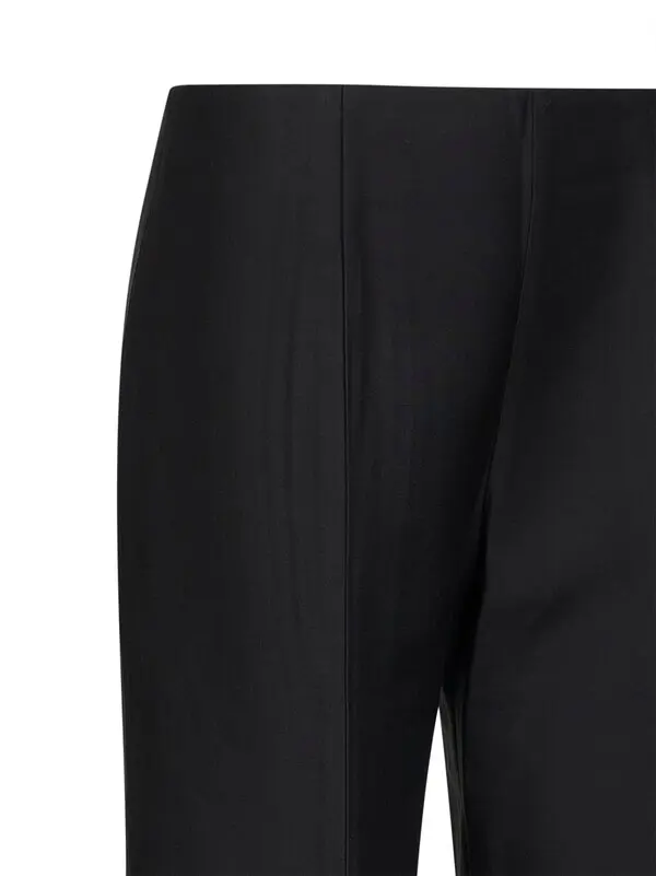 TOTEME Slim Evening Trousers In Wool And Silk