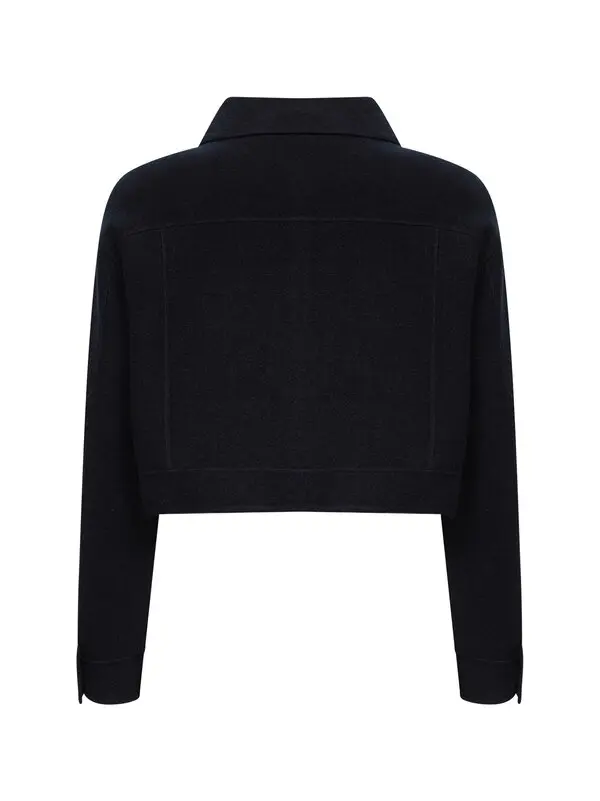 Max Mara Double Jersey Cropped Jacket