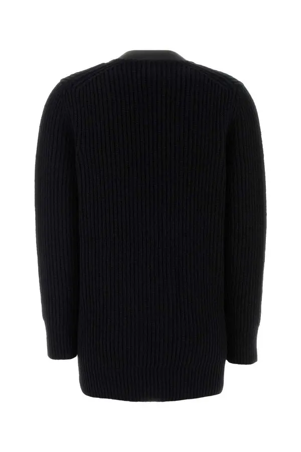 FERRAGAMO Wool Cardigan - Black