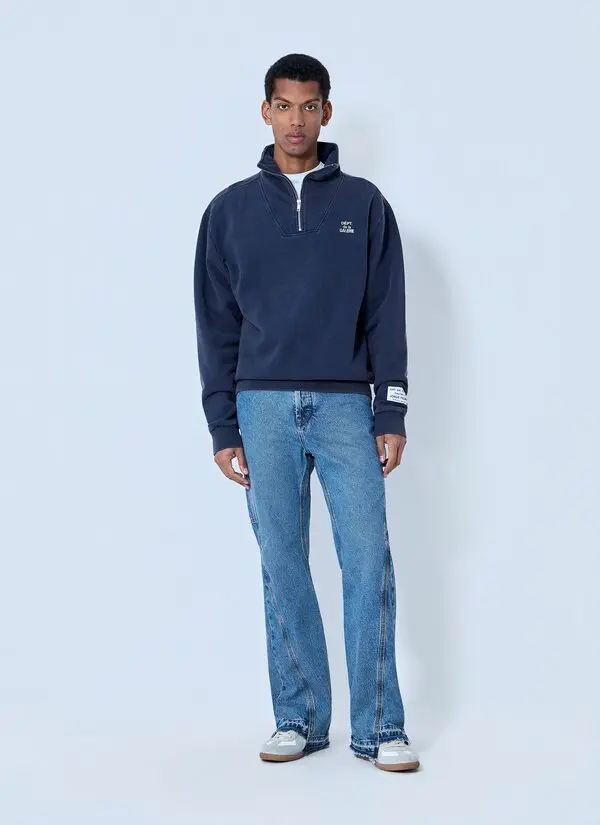 GALLERY DEPT. Cotton Half-zip Sweatshirt With Embroidered Logo