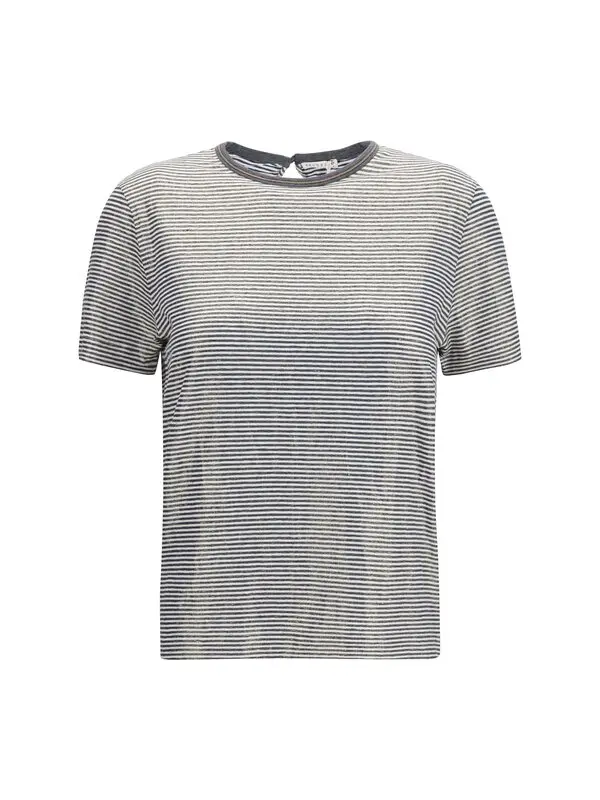 Brunello Cucinelli Striped Short-sleeve Crewneck T-shirt - Multicolor