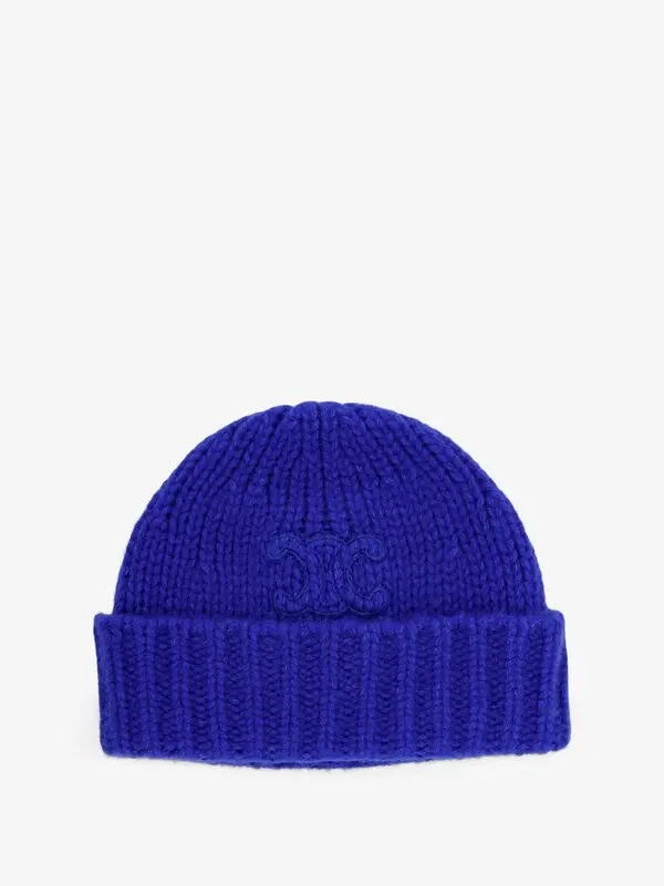 Celine Cashmere And Silk Triomphe Hat - Multicolor
