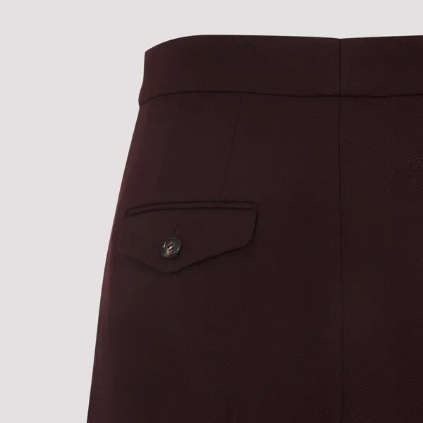 Chloé Wool Wide Leg Pants - Multicolor
