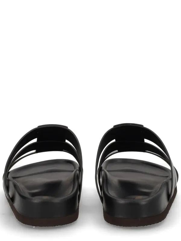 Valentino Garavani Studded Leather Slides - Black