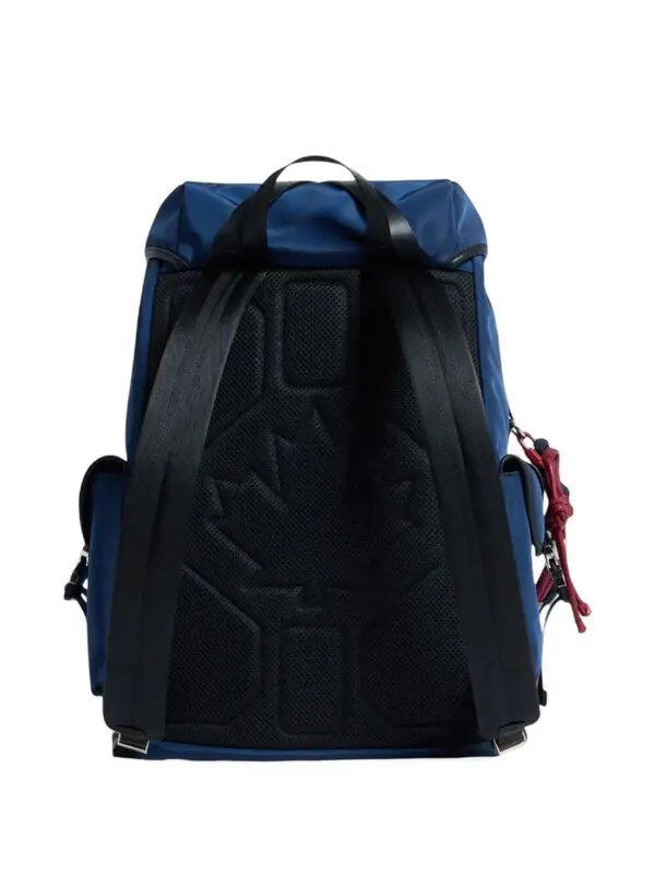 Dsquared2 Nylon Backpack With Drawstring And Buckle Closure