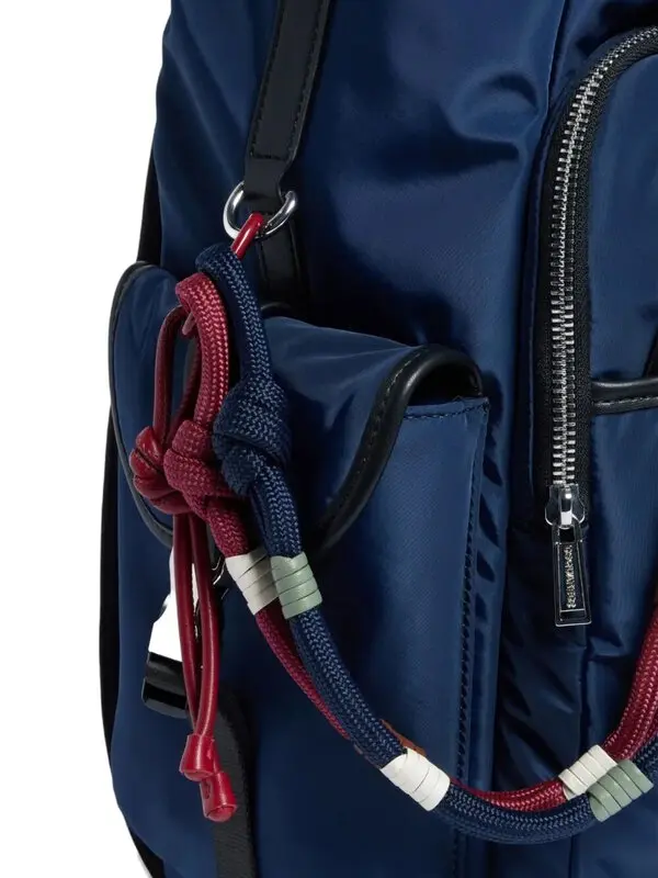 Dsquared2 Nylon Backpack With Drawstring And Buckle Closure