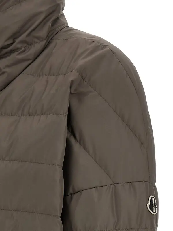 Rick Owens Moncler + Cropped Down Jacket