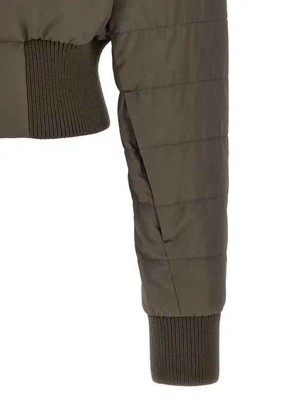 Rick Owens Moncler + Cropped Down Jacket