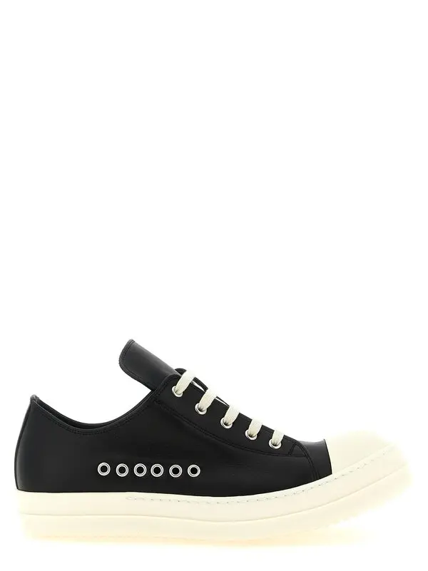 Rick Owens Extreme Low Sneaks" Leather Sneakers