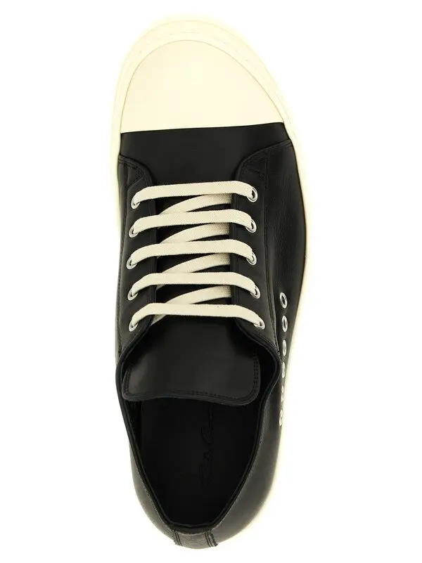 Rick Owens Extreme Low Sneaks" Leather Sneakers
