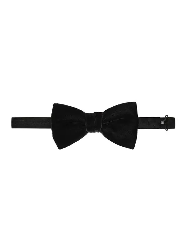 Saint Laurent Velvet Bow Tie - Multicolor