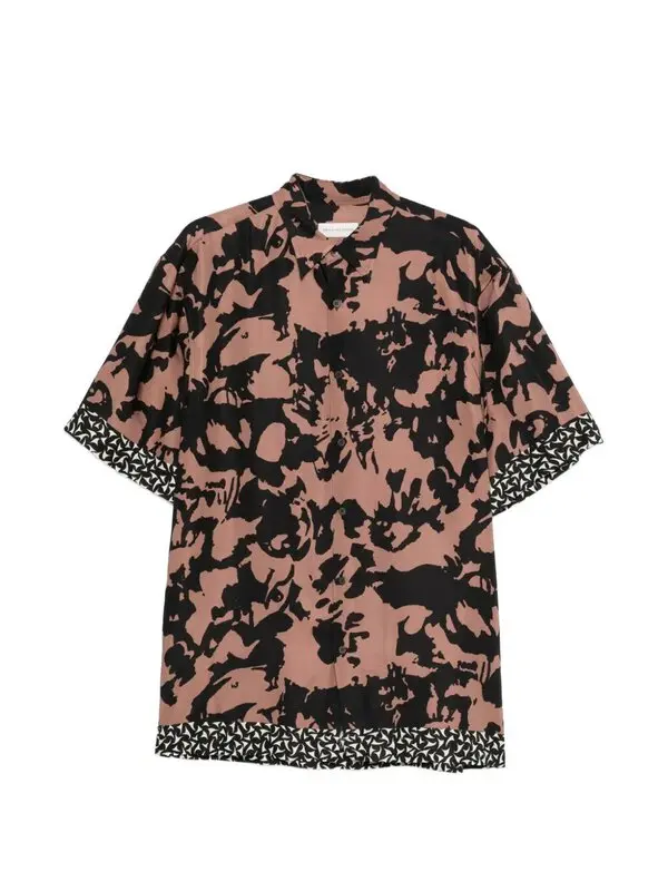 Dries Van Noten Cassidye Short Sleeves Print Shirt - Multicolor