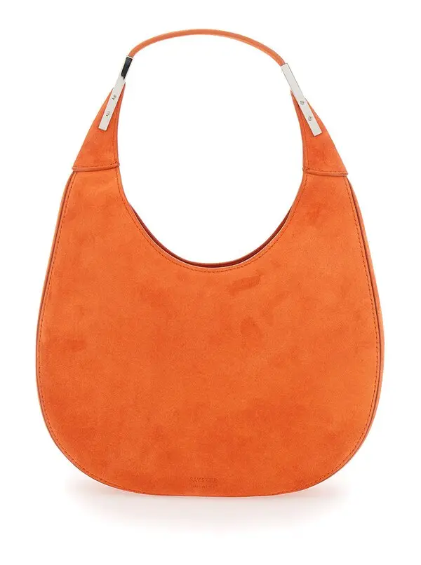 Savette Florence Small Shoulder Bag In Suede - Multicolor