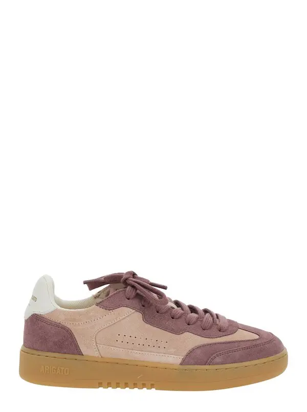 Axel Arigato Dice Low Top Sneakers With Contrasting Suede Heel - Multicolor