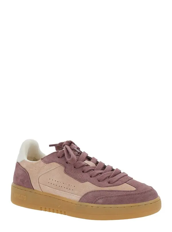 Axel Arigato Dice Low Top Sneakers With Contrasting Suede Heel - Multicolor