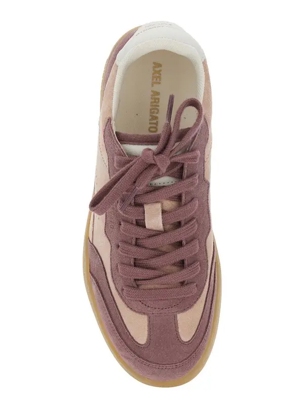 Axel Arigato Dice Low Top Sneakers With Contrasting Suede Heel - Multicolor