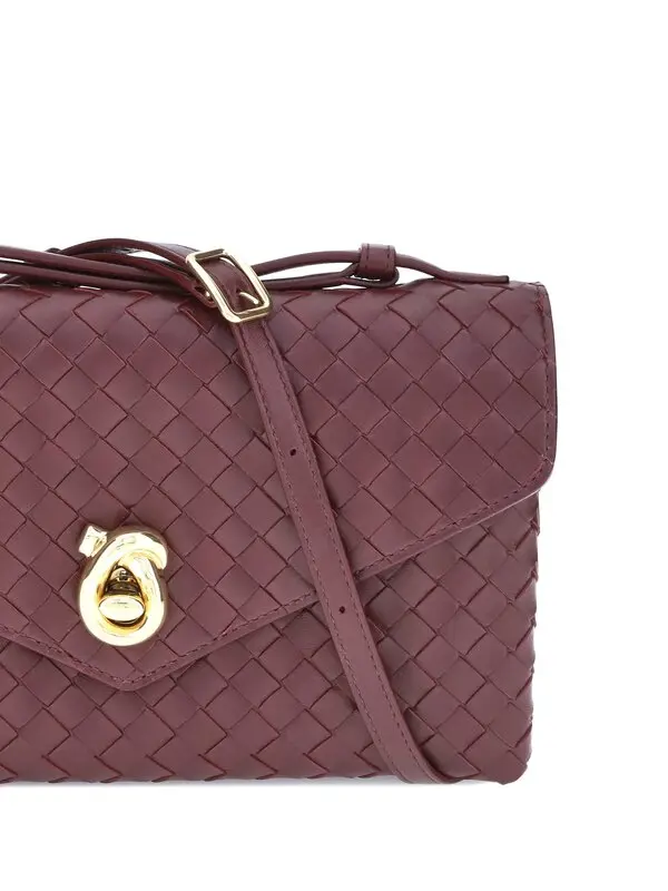 Bottega Veneta Knot Lock Lambskin Shoulder Bag - Multicolor