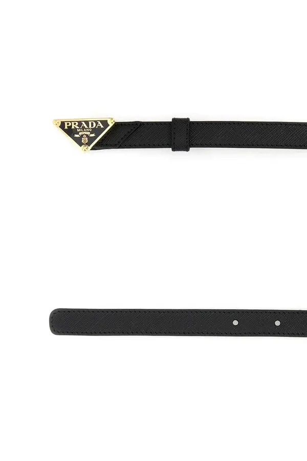 Prada Leather Belt - Black