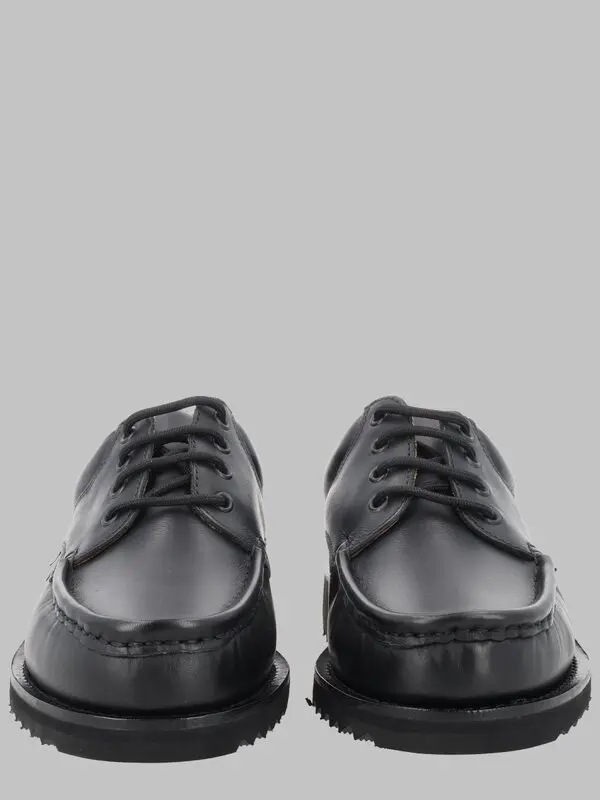 Paraboot Thiers Sport Moc Toe Lace Up Derby - Black