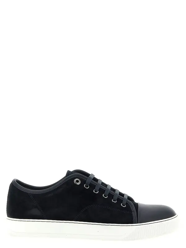 LANVIN Suede And Nappa Leather Sneakers