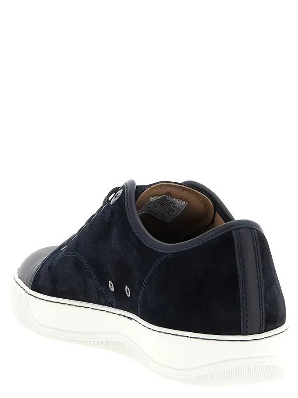 LANVIN Suede And Nappa Leather Sneakers