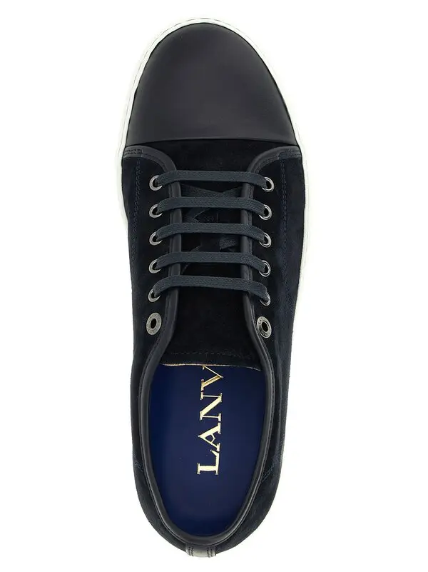 LANVIN Suede And Nappa Leather Sneakers