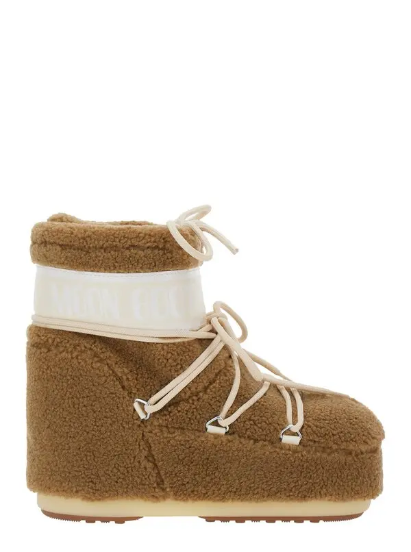 Moon Boot Icon Fleece Snow Ankle Boots - Multicolor