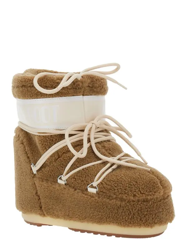 Moon Boot Icon Fleece Snow Ankle Boots - Multicolor