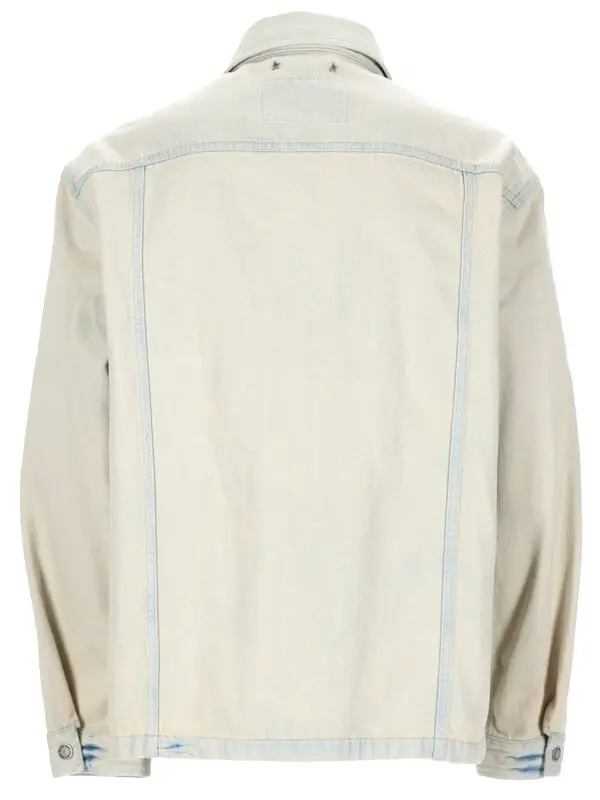 GOLDEN GOOSE Embroidered Pocket Denim Jacket