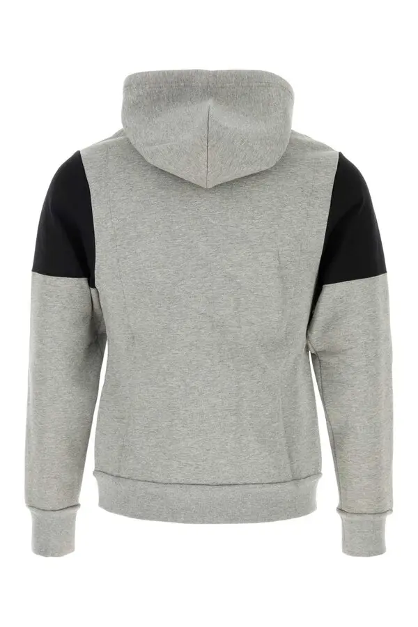 Balenciaga Melange Grey Cotton Sweatshirt - Gray